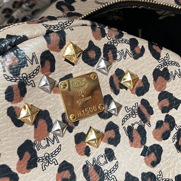 MCM | Bags | Mcm Animal Print Stuffed Large Backpack | Poshmark